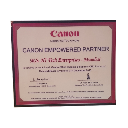 Awards & Certification - Hi Tech Copier, Printer, Toner Cartridge, Laptop